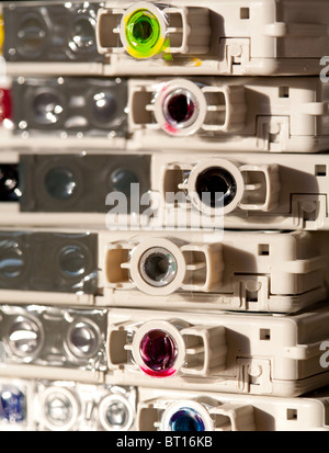 Exhausted epson ink printer cartridges for recycling Stock Photo - Alamy