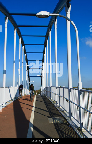 Jane Coston cycle bridge over the A14, Milton, Cambridge ...