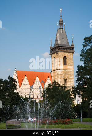 Prague New Town Hall Gothic Renaissance Architecture Stock Photo - Alamy