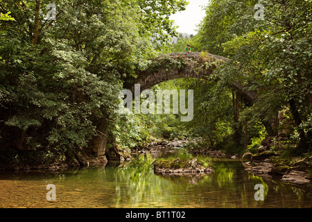 Puente Romano Mirones estilo Barroco y rio Miera Cantabria España Roman ...