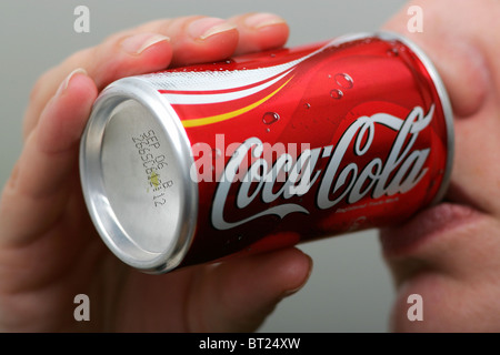 Tiny Coca-Cola Cans Stock Photo - Alamy