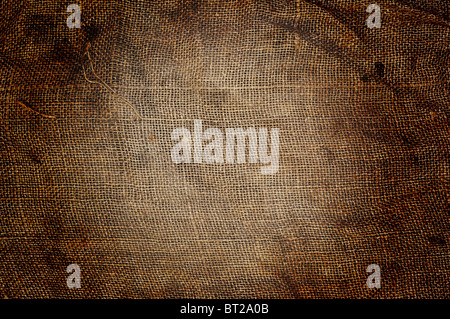 Texture of an old dirty sack as background Stock Photo - Alamy