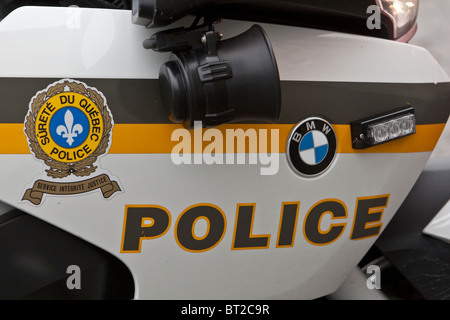 A Surete du Quebec logo is seen in Ottawa, on Sunday, Sept. 28, 2025 ...