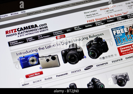 Ritz Camera website Stock Photo - Alamy