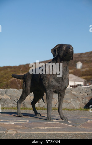 statue of a Newfoundland Dog and a Labrador Retriever, Harbour Side ...