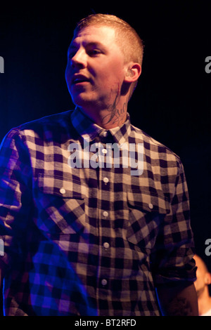 English rapper Professor Green (Stephen Manderson) poses with ...