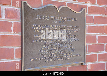 Judge William Lewis house, Philadelphia, Pennsylvania, USA Stock Photo ...