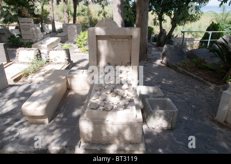 Israel, Grave of Rachel the poet at Kinneret cemetery by the Sea of ...