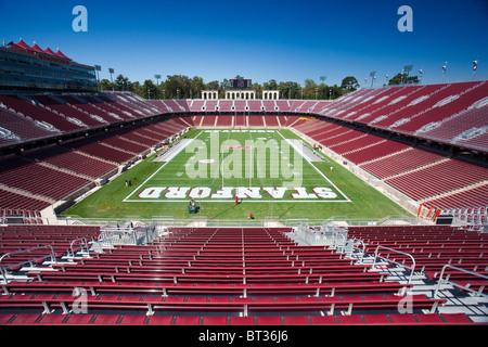 General view of the interior of Stanford Stadium, Stanford University ...