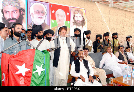 Jahmori Watan Party leader, Nawabzada Shah Zain Bugti addresses JWP ...