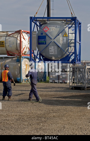 oil storage tank bund area oil depot fuel depot terminal. flooded bund ...