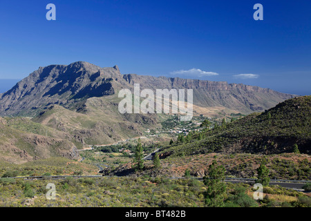 Canary Islands, Gran Canaria, Fataga Village Stock Photo - Alamy