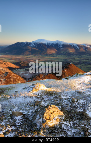 View from Causey Pike over Outerside and Barrow towards Skiddaw in ...