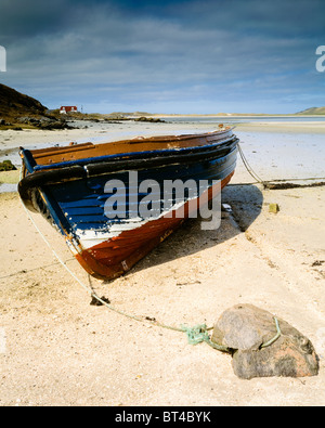 Fishing boat, Traigh Mhor, Barra. Outer Hebrides. Scotland Stock Photo ...