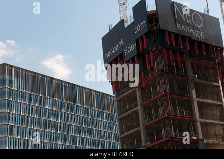 Neo Bankside luxury apartments, South Bank, London, England Stock Photo ...