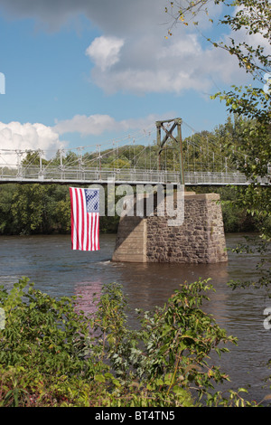 Raven Rock Bridge Lumberville Bucks County Pennsylvania USA Stock Photo ...