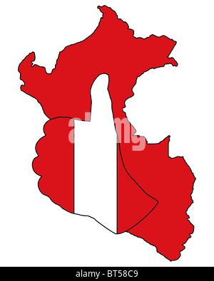 Peru hand signal Stock Photo - Alamy