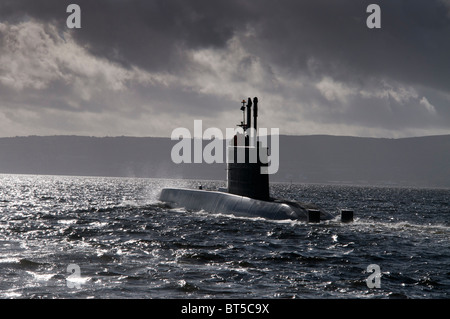 The Norwegian submarine HNoMS Ula, on the surface Stock Photo - Alamy