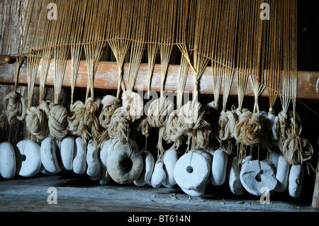 loom weights Iron Age stone England simple weaving CLOTH MAKERS LOOM ...