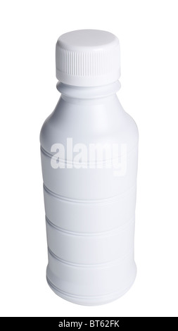 White plastic bottle Stock Photo - Alamy
