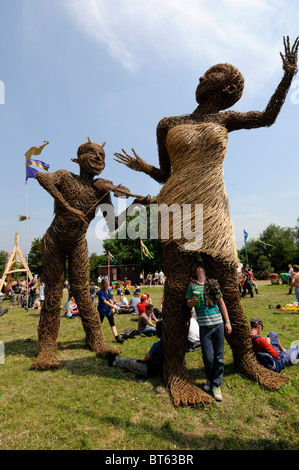 Worthy Farm, Somerset, United Kingdom. 27th June 2025. The 1975 close ...