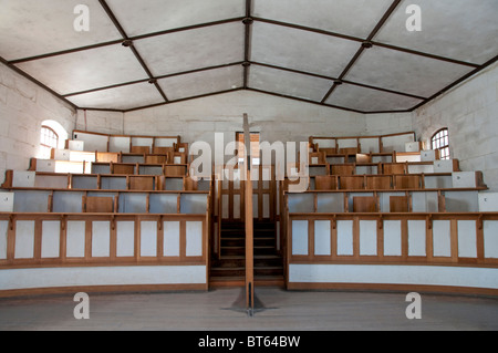 Interior of the Separate Prison Chapel with at the Port Arthur Historic ...