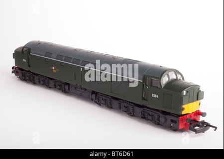 Class 40 Diesel Locomotive, BR Green livery Stock Photo - Alamy
