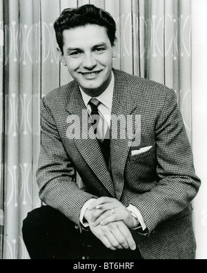 RONNIE HILTON (1926-2001) UK pop singer and radio presenter in 1955 ...