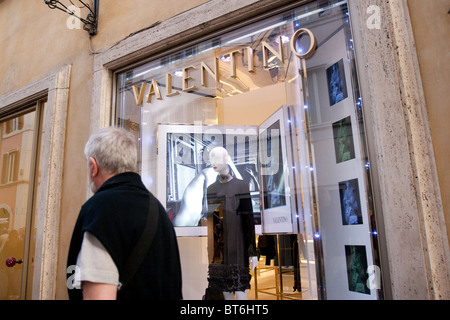via dei Condotti Valentino Store shop Rome street fashion store shop ...