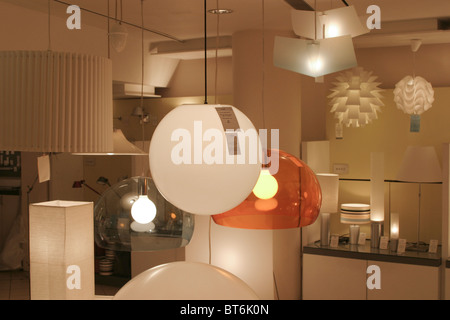 Lamps in a Conran shop,London Stock Photo - Alamy