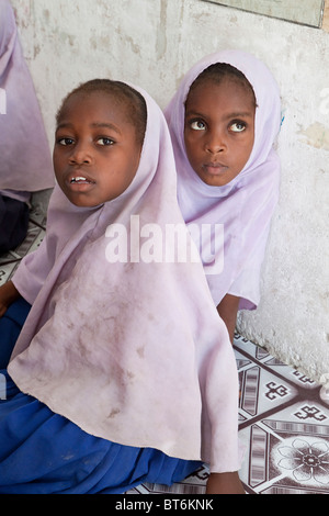 Jambiani, Zanzibar, Tanzania. School Girl Recites Names of the Months ...