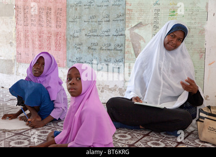 Jambiani, Zanzibar, Tanzania. Primary School Classroom and ...