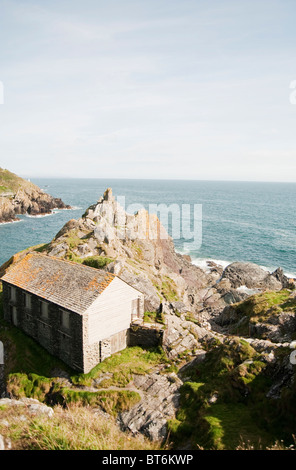 The net loft at Polperro in Cornwall Stock Photo - Alamy