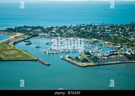 Aerial view of Scarborough, Redcliffe Peninsula, Queensland, Australia ...