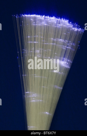 Optical fibers strand Stock Photo - Alamy