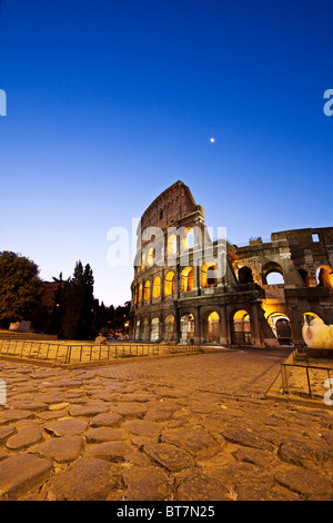 Colosseum and sacred way (Via Sacra), Rome Stock Photo - Alamy