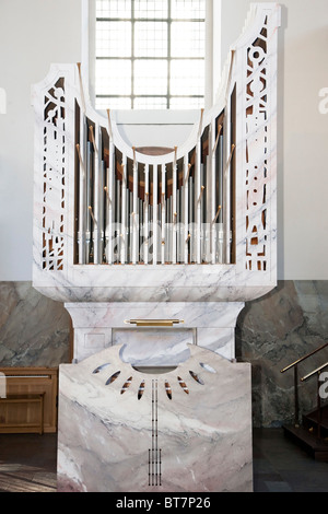 The organ in the Church of Trinitatis in Copenhagen, Denmark, Europe ...