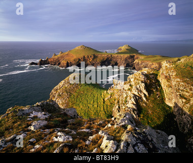 Rumps Point and The Mouls on the Pentire Headland near Polzeath ...