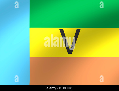 Venda South African homeland flag Stock Photo - Alamy