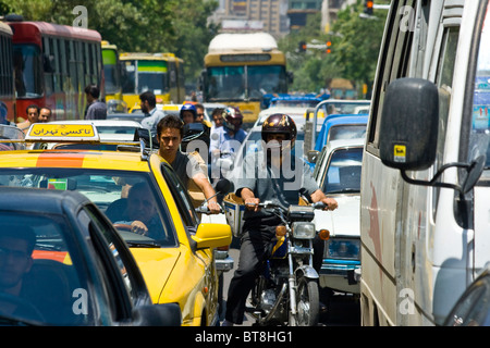 Traffic in Tehran, Iran Stock Photo - Alamy