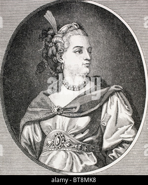La Clairon, Clair Josephe Hippolyte Leris, 1723 - 1803. Celebrated ...