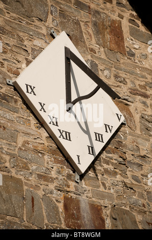 Sundial with gnomon casting shadow Stock Photo - Alamy