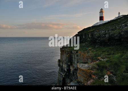 Clyth Ness lighthouse (near Lybster), Caithness, Scotland Stock Photo ...