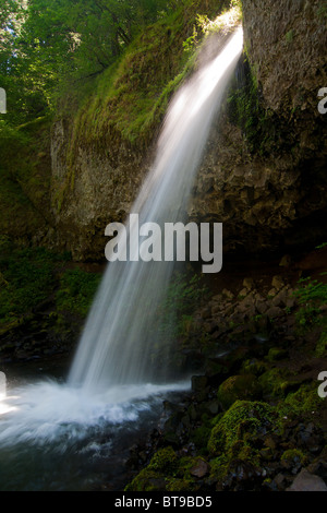 Ponytail Falls, Columbia River Gorge National Scenic Area, Oregon USA ...
