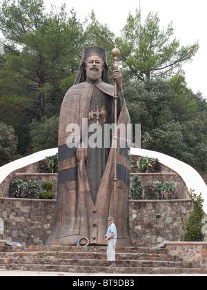 Memorial and Statue of Archbishop Makarios, Cyprus Stock Photo - Alamy