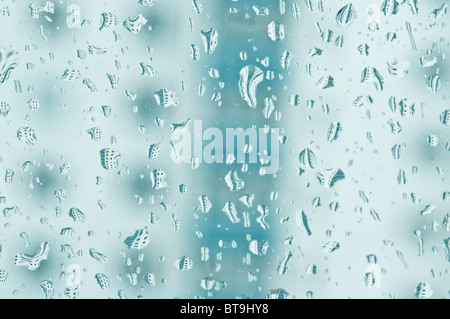 water drops on window after rain Drops after rain on the glass Stock ...