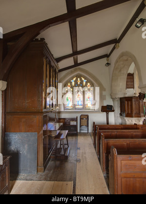 Chirton, Wiltshire, St John the Baptist, Church Interior Stock Photo ...
