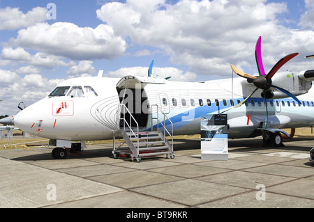 ATR ATR-72-600 on static display at Farnborough Airshow 2010 Stock ...