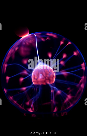 physics science electric electricity spark glow plasma ball lighting ...