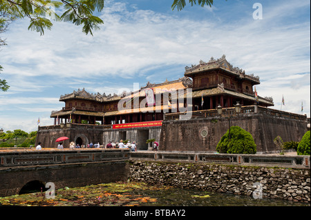 Family Noon gate Hue Vietnam Stock Photo - Alamy